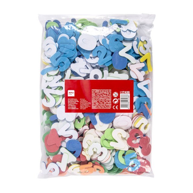 Foam Cijfers Zelfklevend Grootverpakking - 500 stuks online kopen ...
