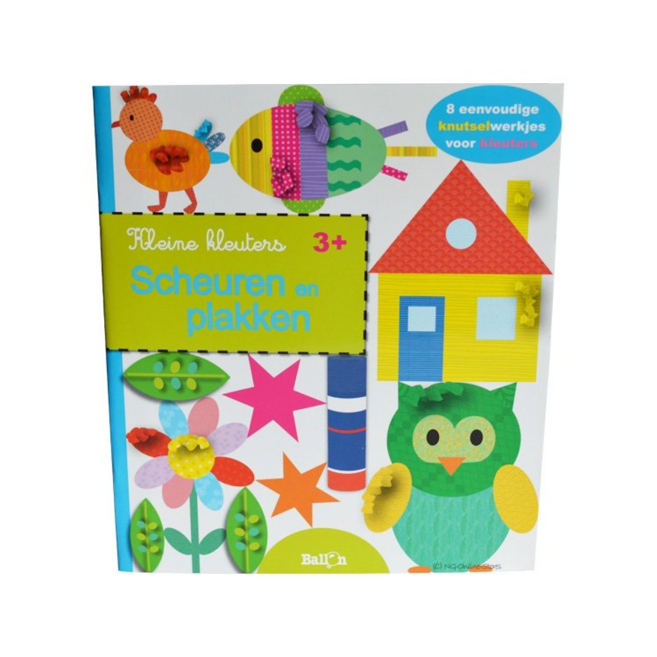 Knutselboek Scheuren en Plakken - Kleine Kleuters 3+ online kopen ...