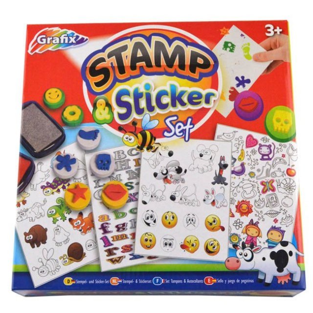 Mega Stempel & Sticker Set - 16-0367 - Ontdek ons groot assortiment.